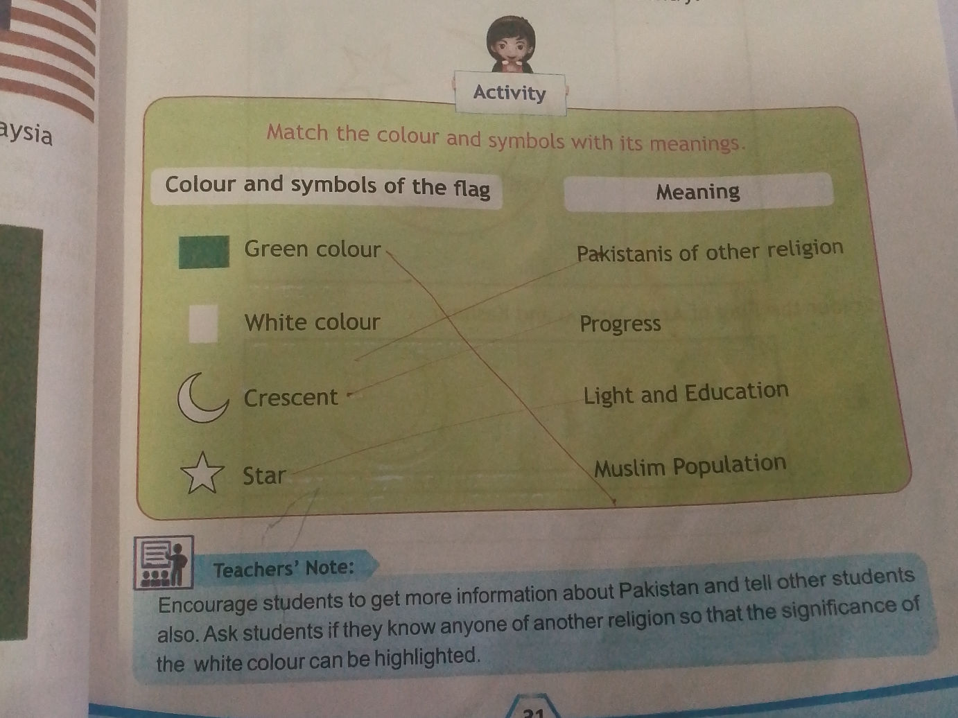 Match the colour and symbols with its | StudyX
