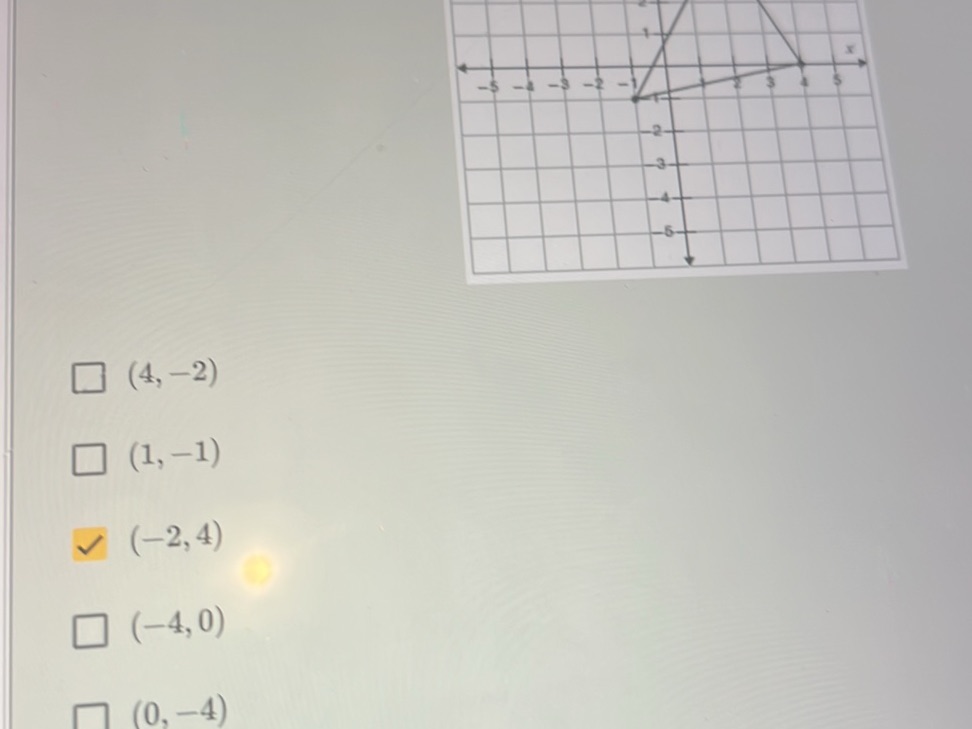 Geometry coordinate plane triangle vertex | StudyX