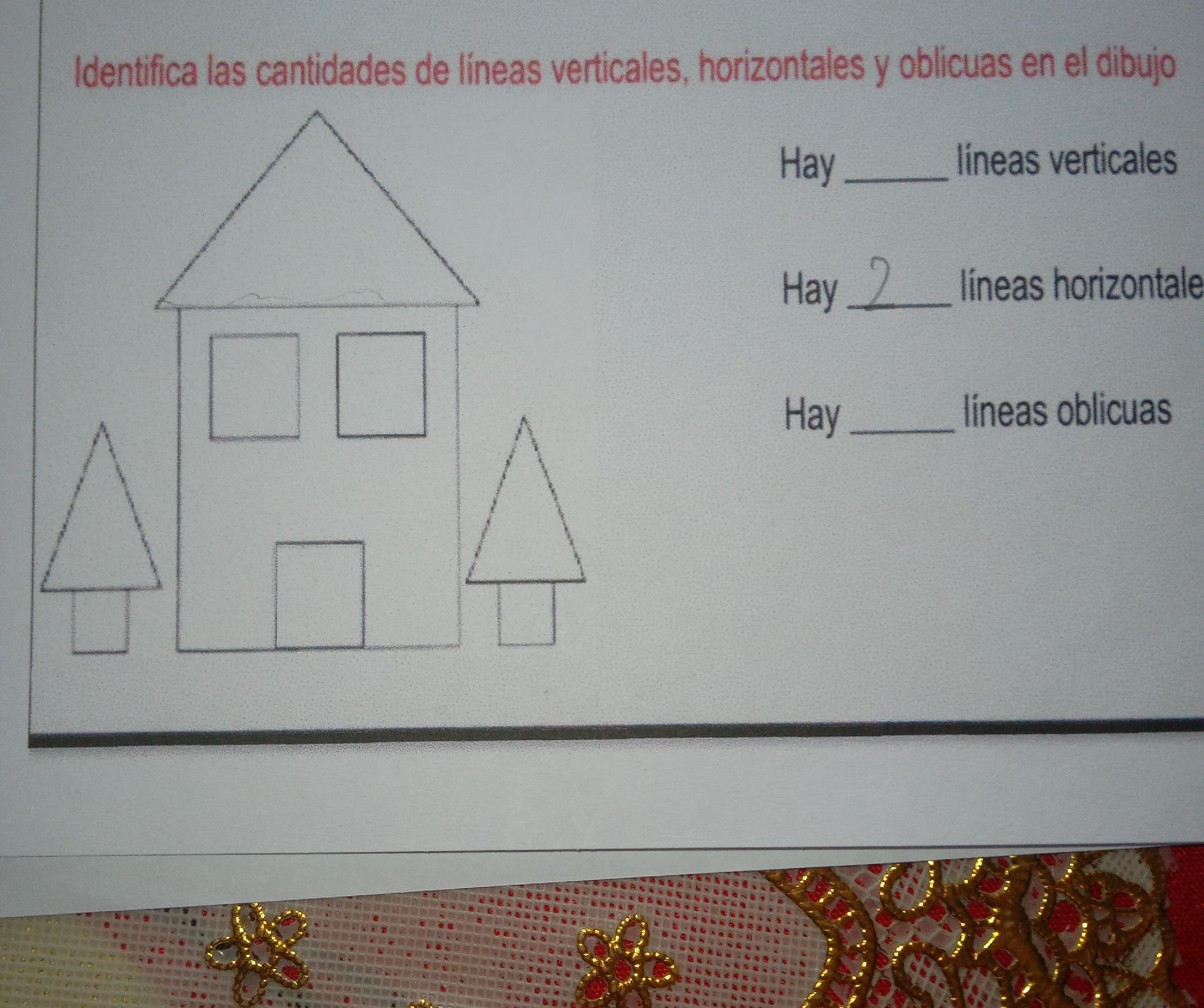 Identifica las cantidades de líneas | StudyX