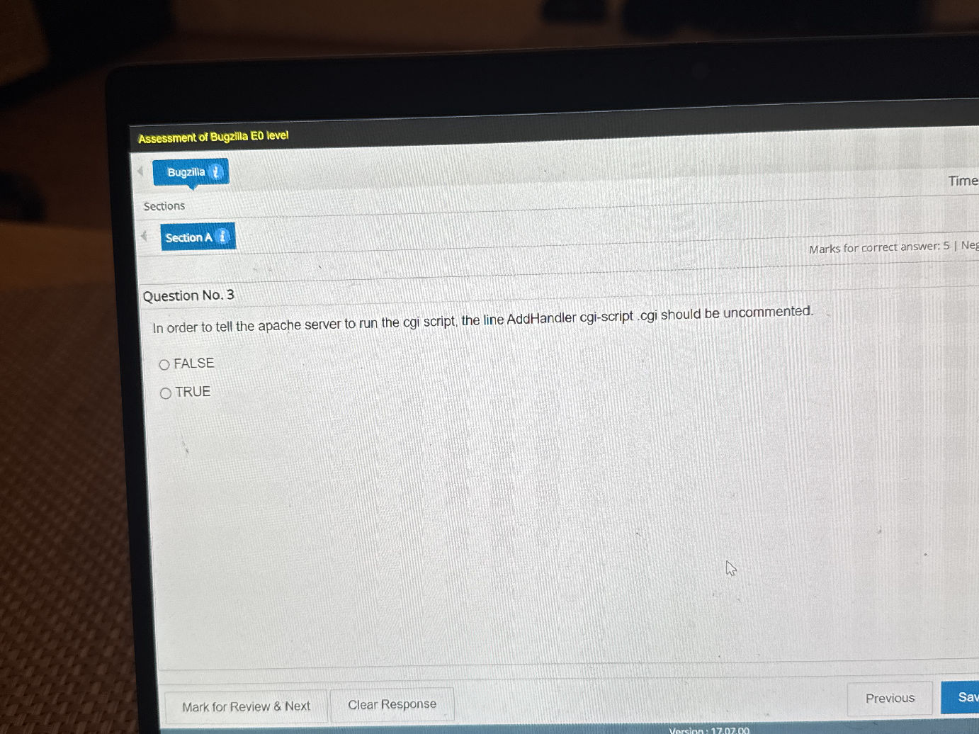 Question No. 3 In order to tell the apache | StudyX
