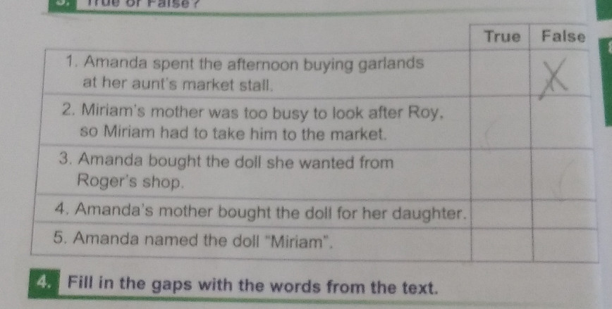 True or False? | | | StudyX