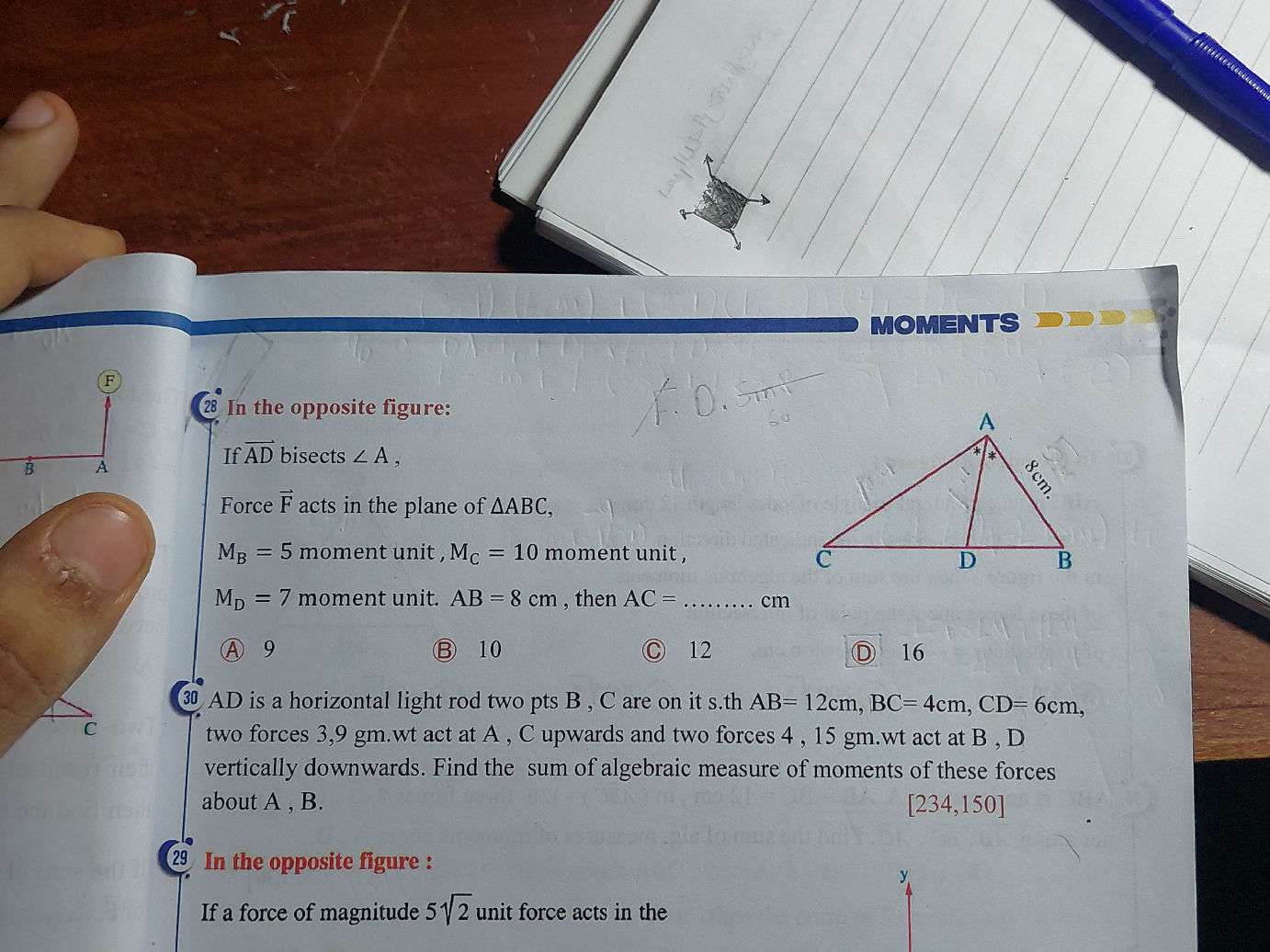 28 In the opposite figure: If $ {AD}$ | StudyX