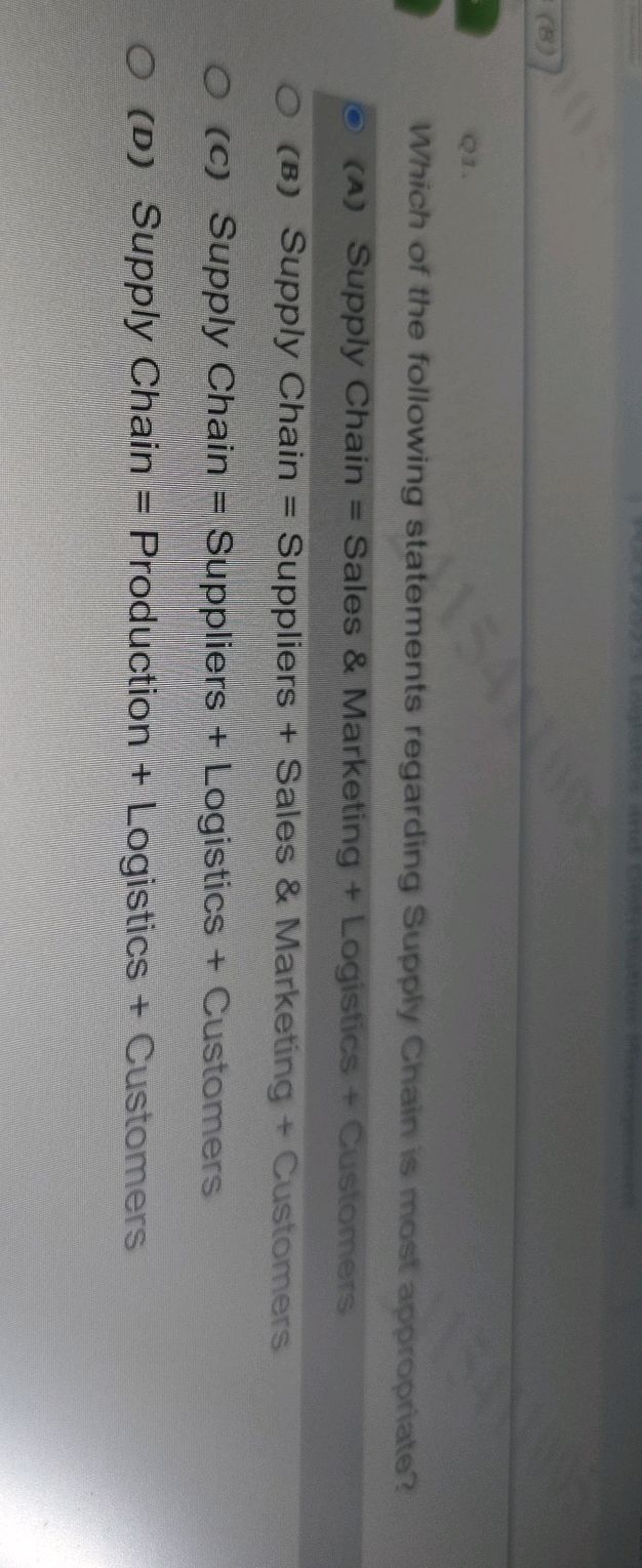 Q1. Which of the following statements | StudyX