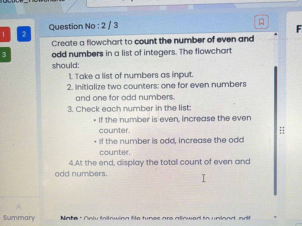 Create a flowchart to count the number of | StudyX