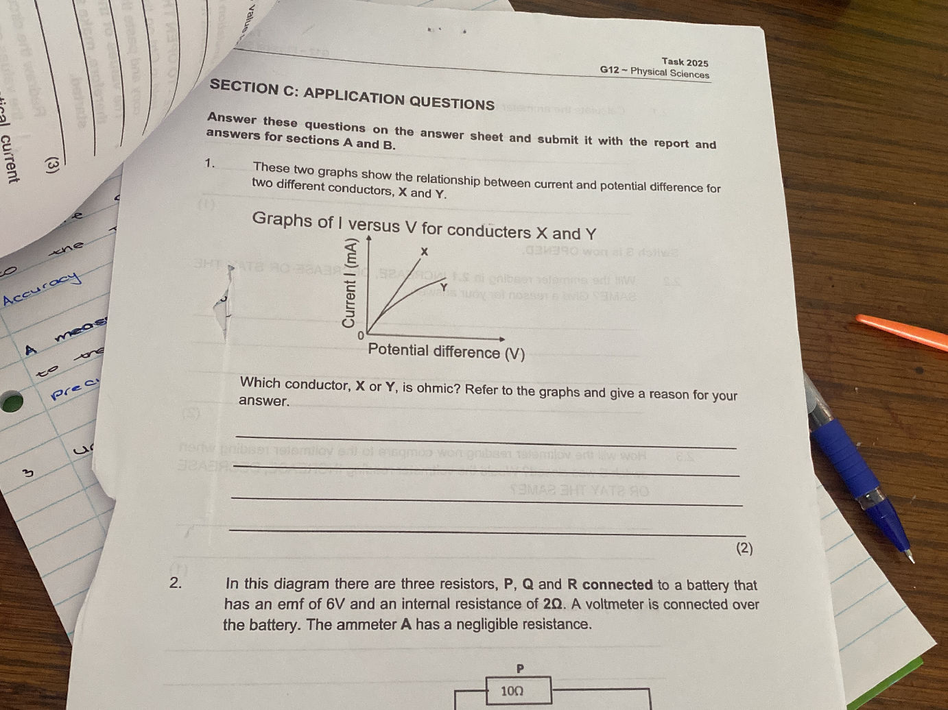1. These two graphs show the relationship | StudyX