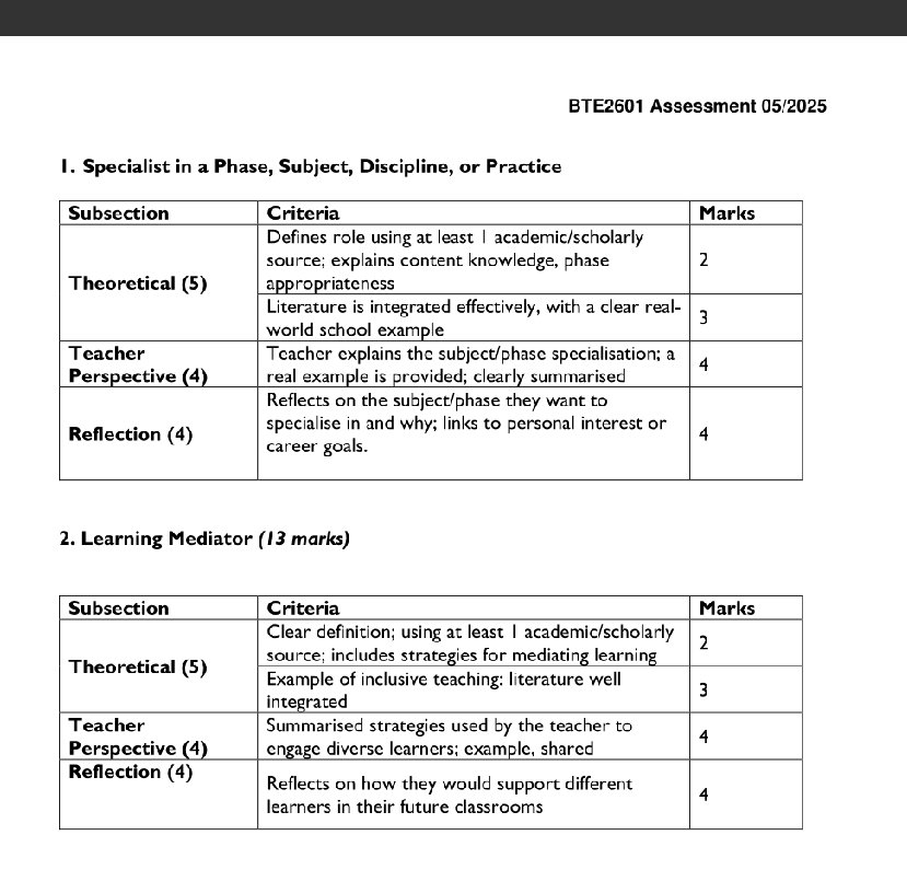 2. Learning Mediator (13 marks) | | StudyX