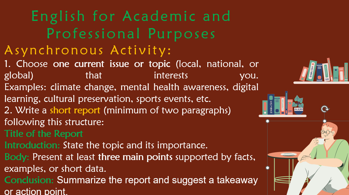 1. Choose one current issue or topic (local, | StudyX