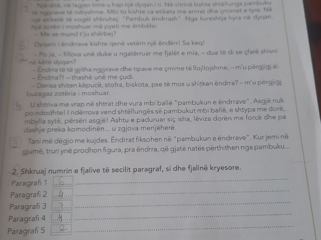 Shkruaj numrin e fjalive të secilit | StudyX