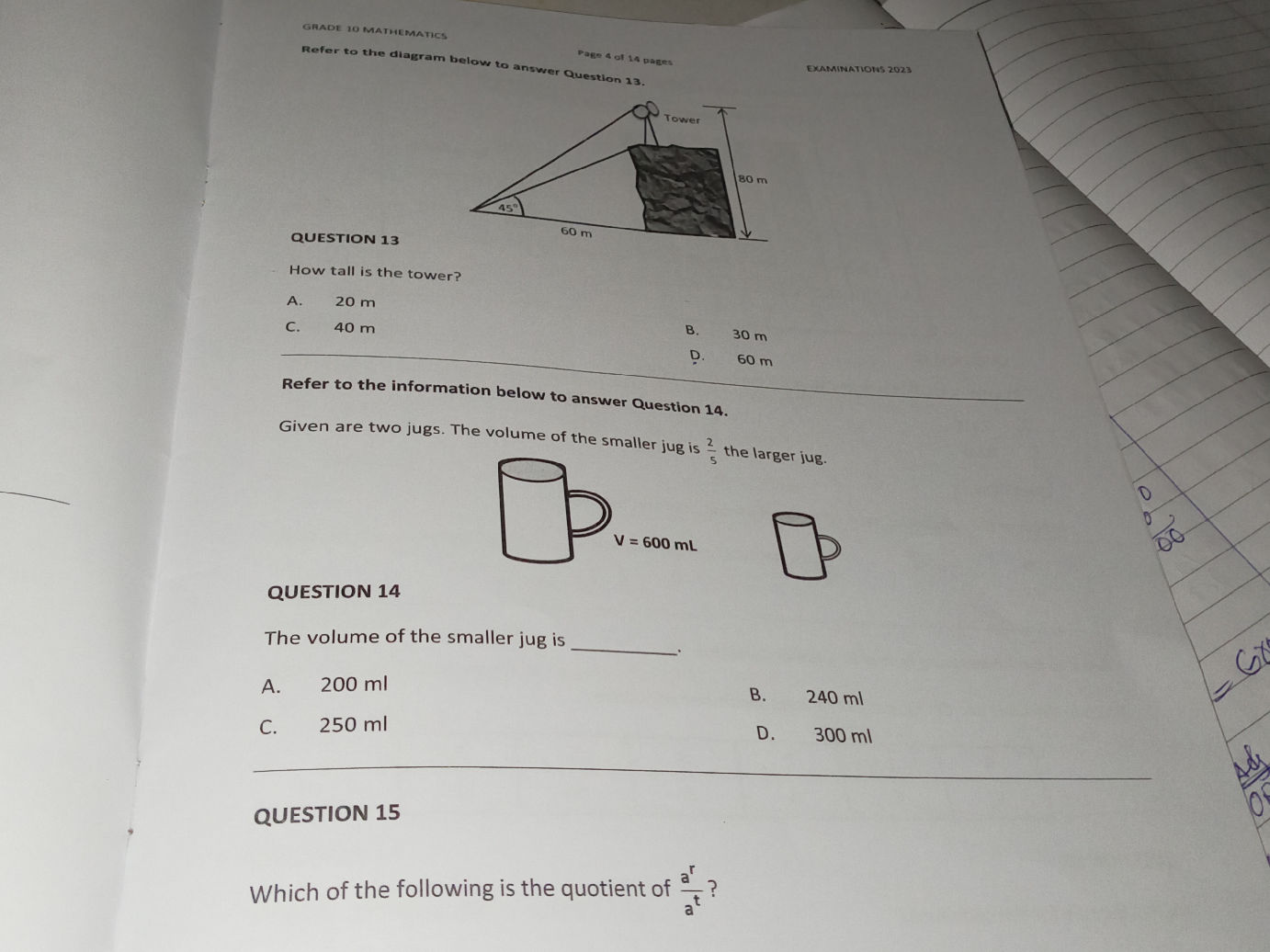 Refer to the diagram below to answer | StudyX