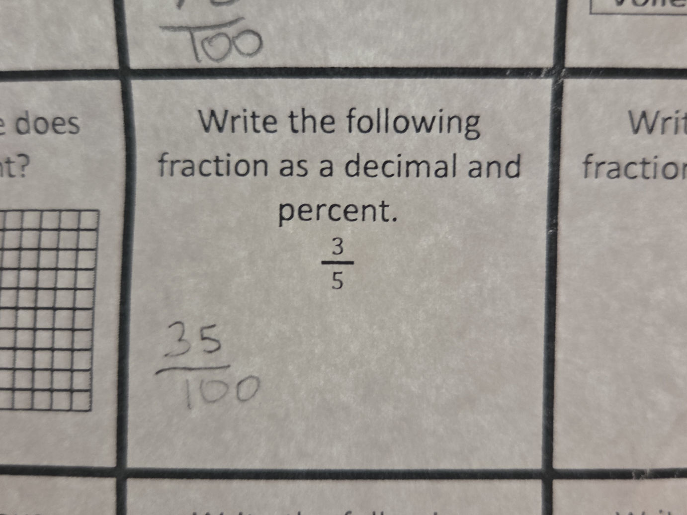 Write the following fraction as a decimal | StudyX