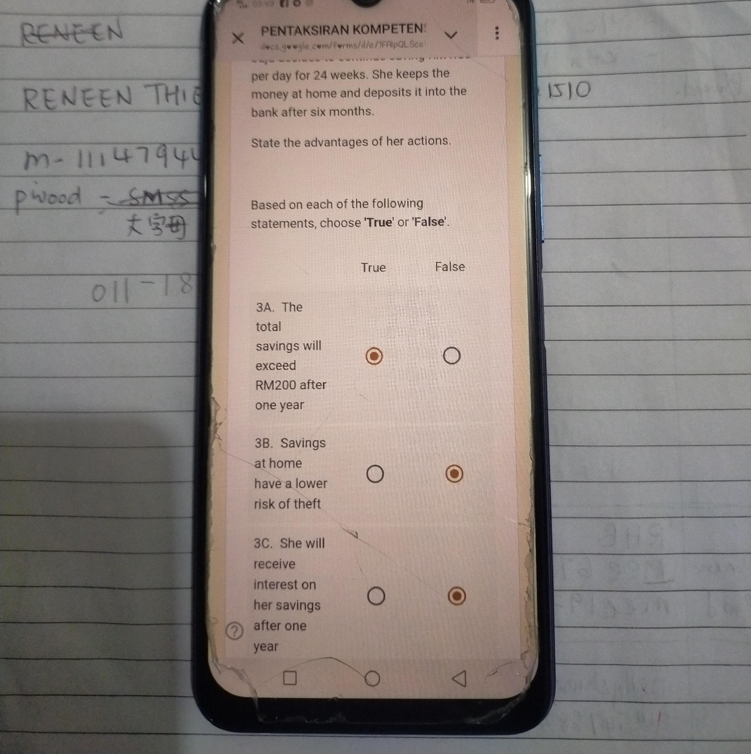 State the advantages of her actions. Based | StudyX