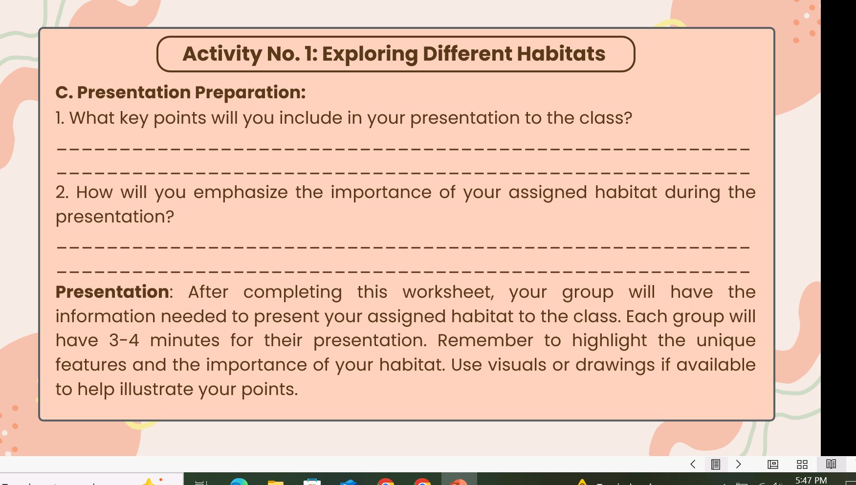 1. What key points will you include in your | StudyX