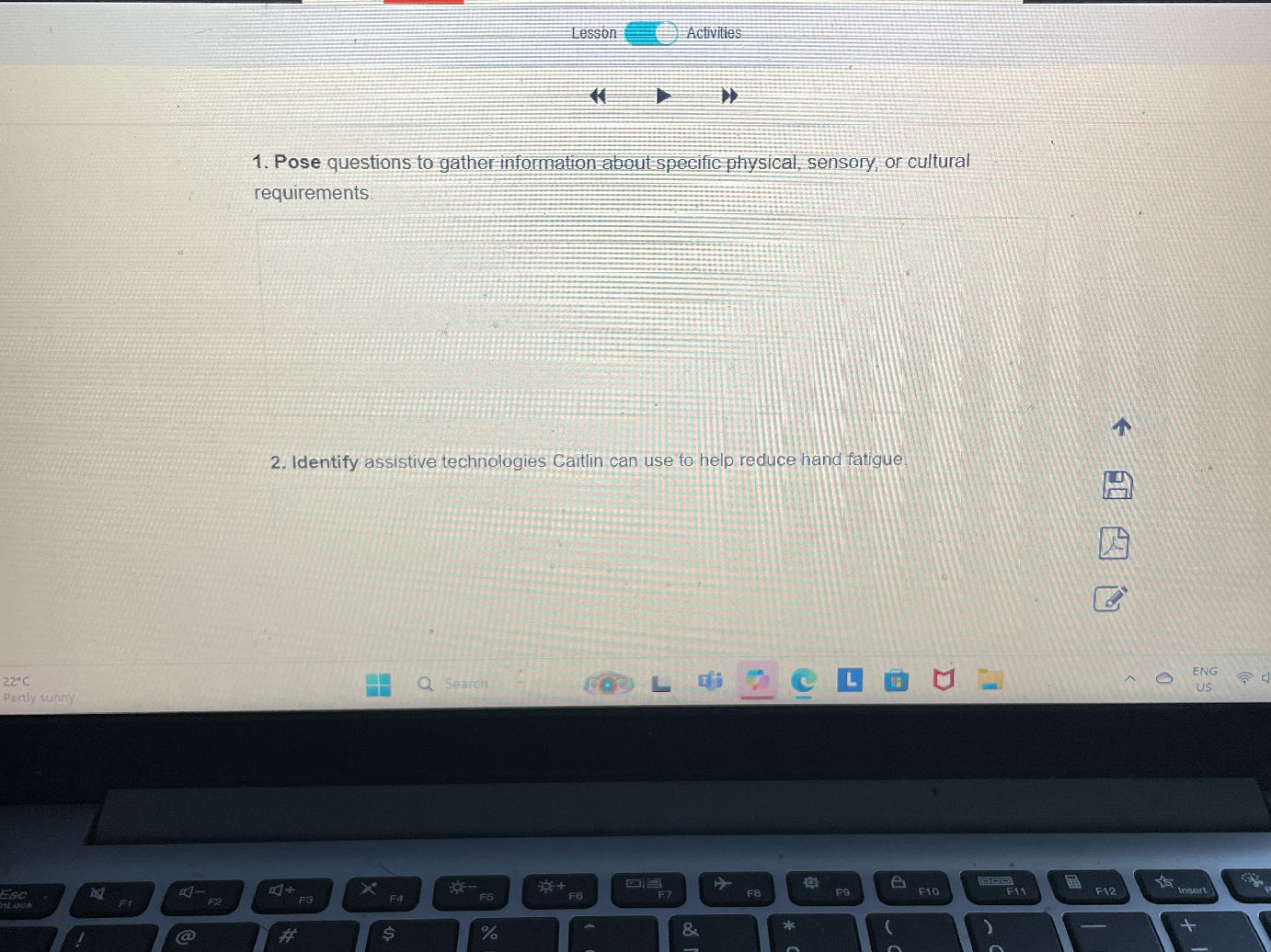 1. Pose questions to gather information | StudyX