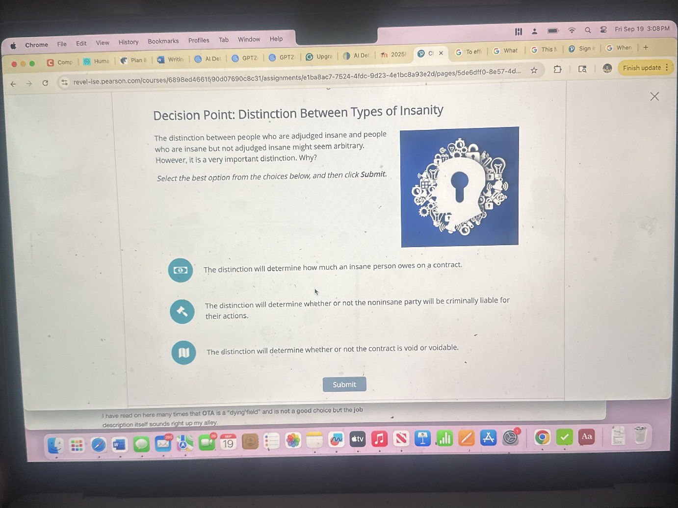Decision Point: Distinction Between Types of | StudyX