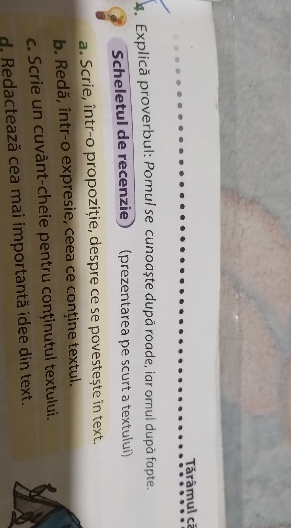Explică proverbul: Pomul se cunoaşte după | StudyX