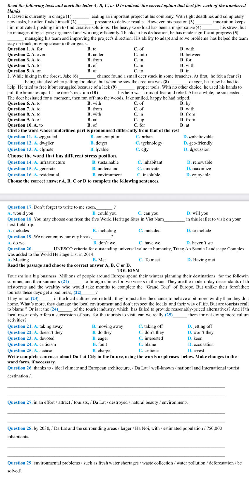 Circle the word whose underlined part is | StudyX