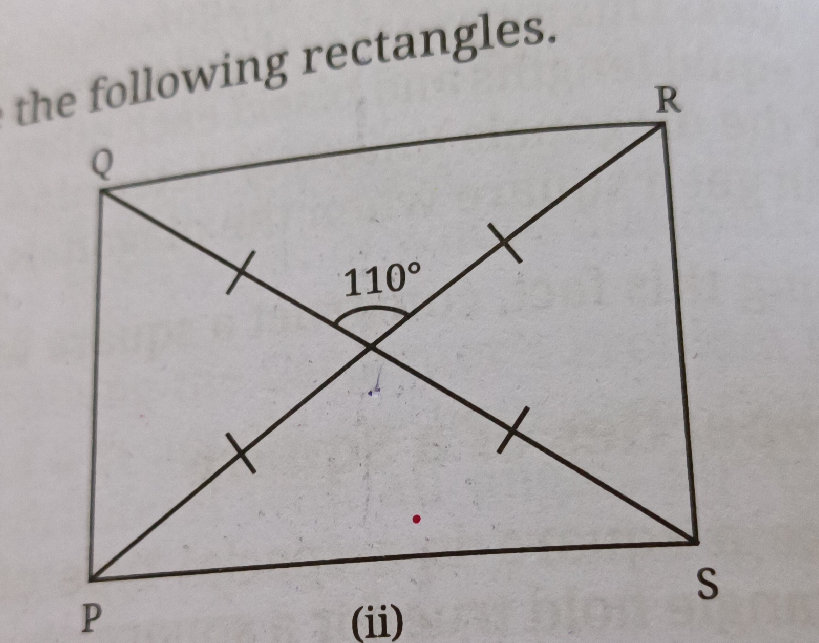 Rectangle properties and angles | StudyX
