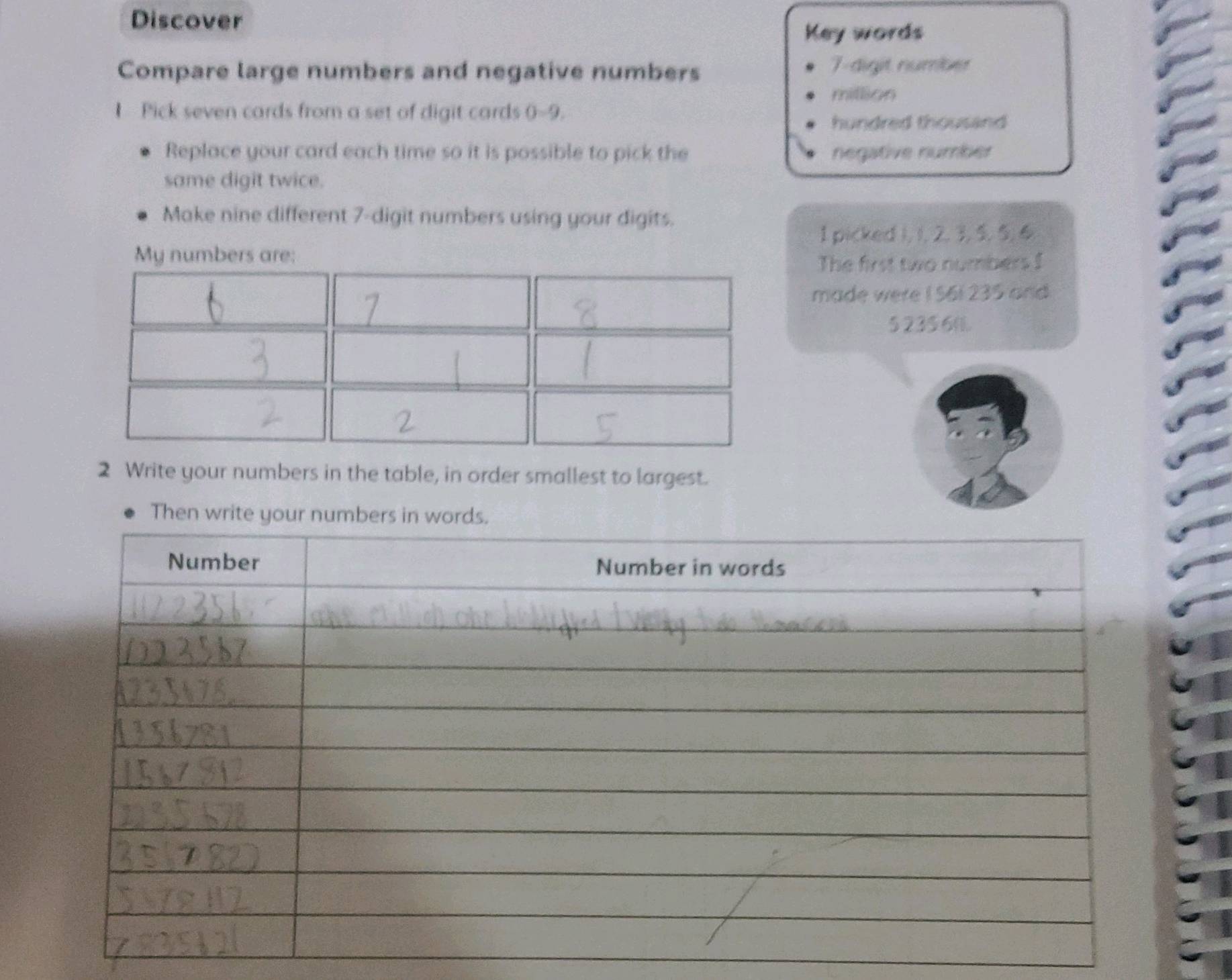 Compare large numbers and negative numbers | StudyX