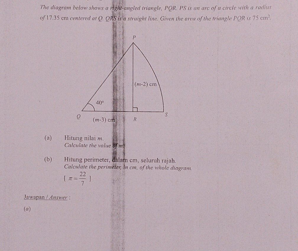 The diagram below shows a right-angled | StudyX