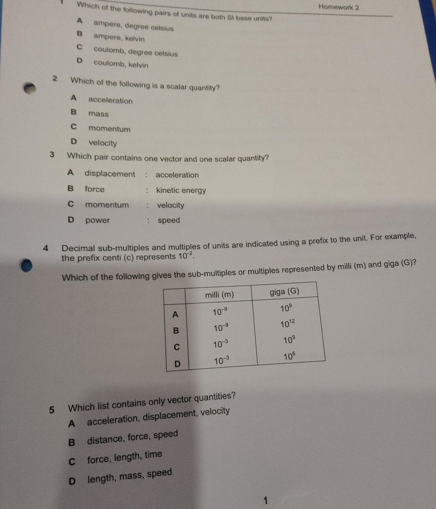 Decimal Sub Multiples And Multiples Of Units Studyx