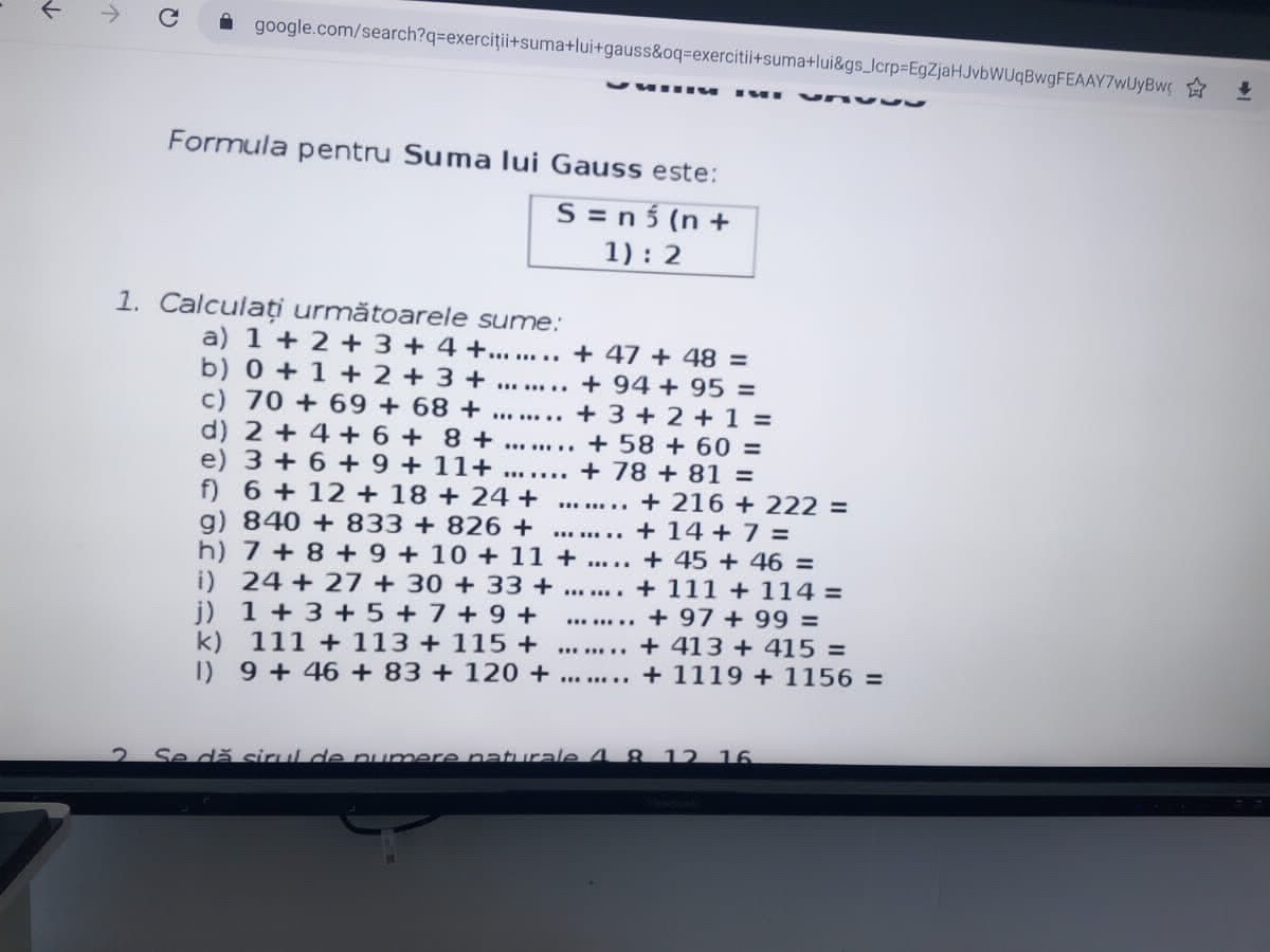 Formula pentru Suma lui Gauss este: \[S = | StudyX