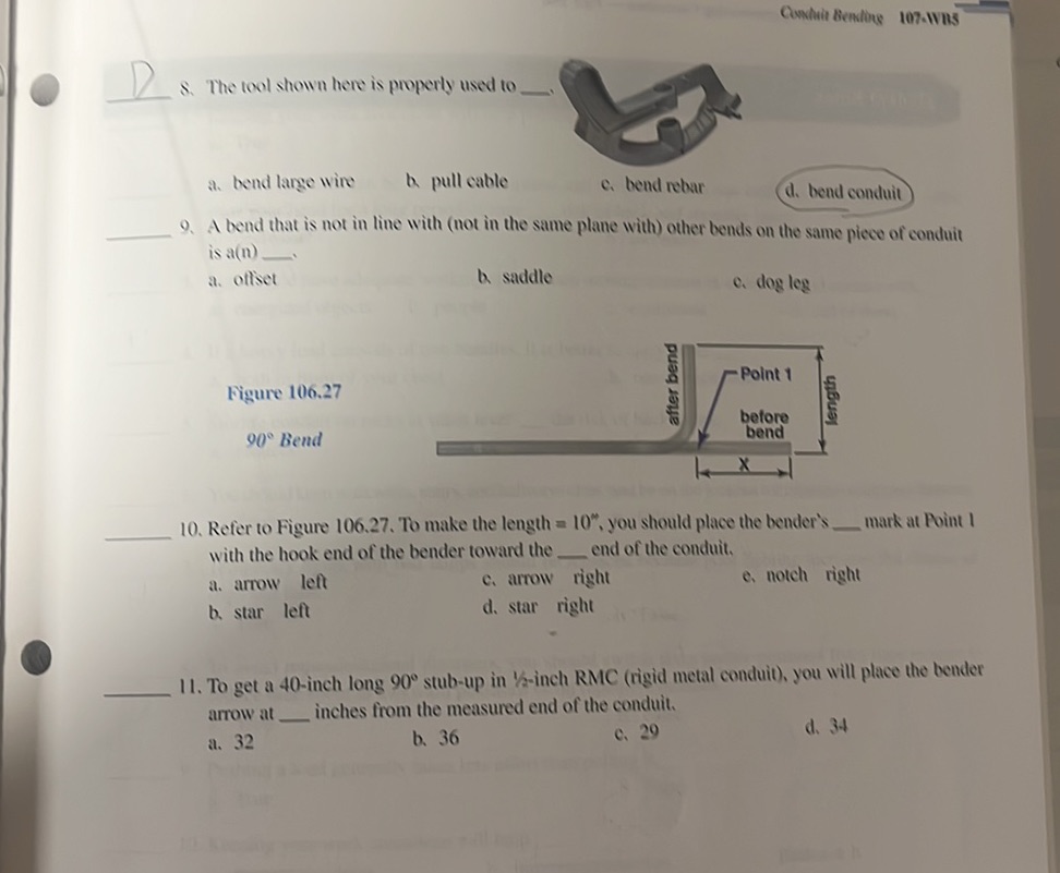 8. The tool shown here is properly used to | StudyX