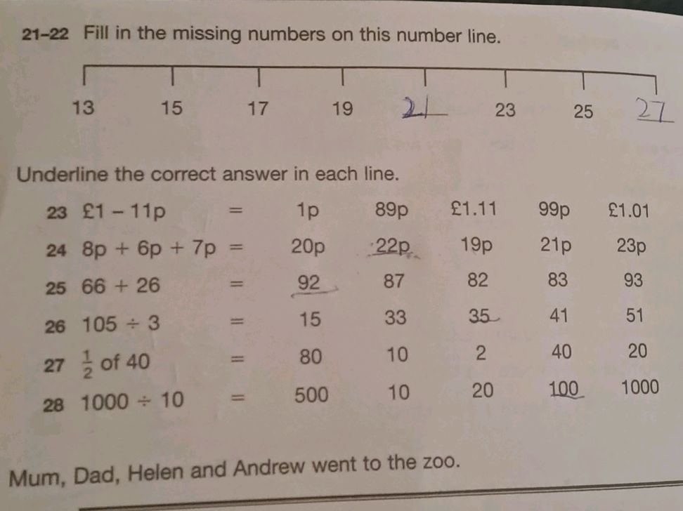 Fill in the missing numbers on this number | StudyX
