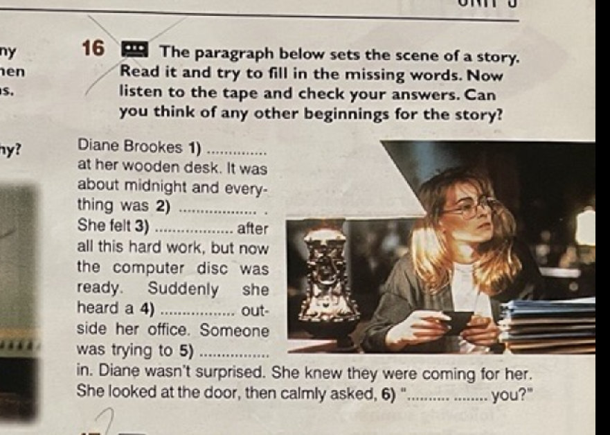The paragraph below sets the scene of a | StudyX