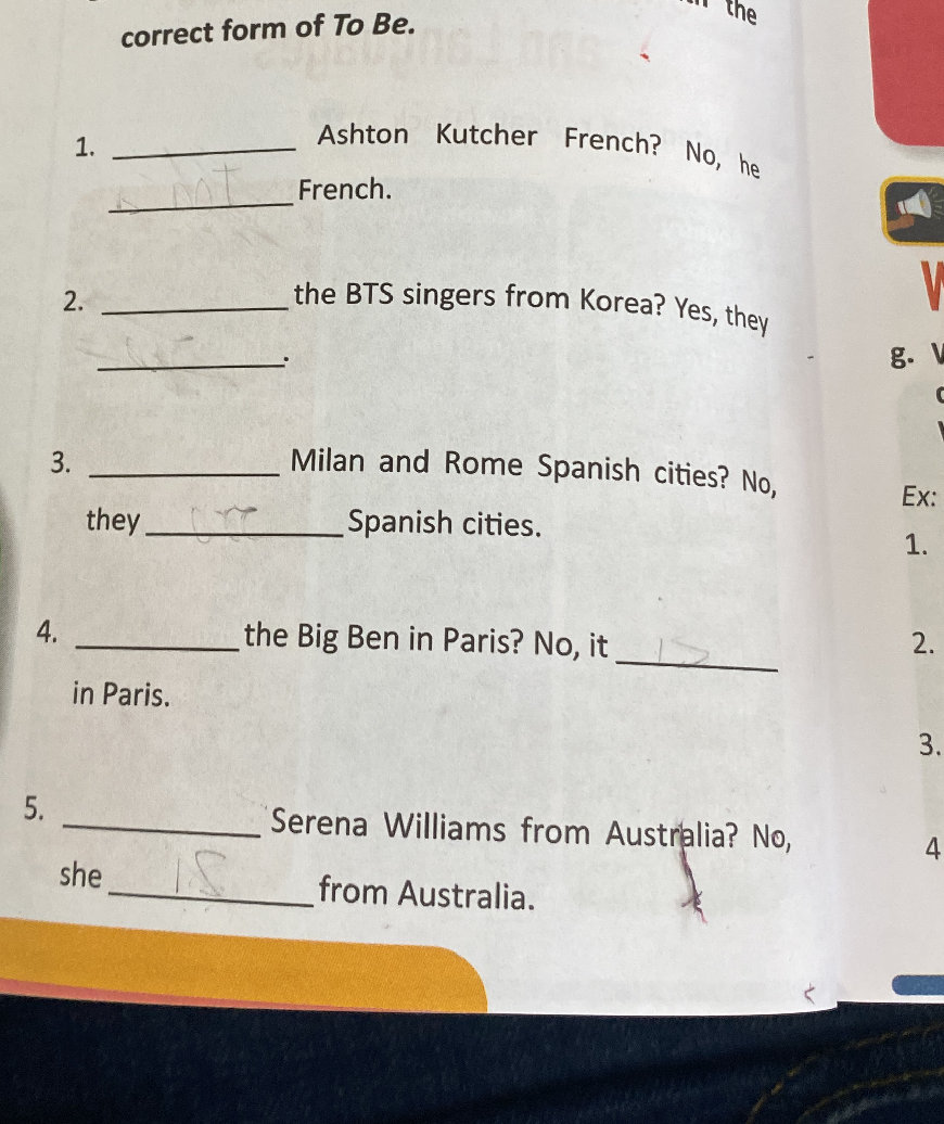 Ashton Kutcher French? No, he not French. | StudyX