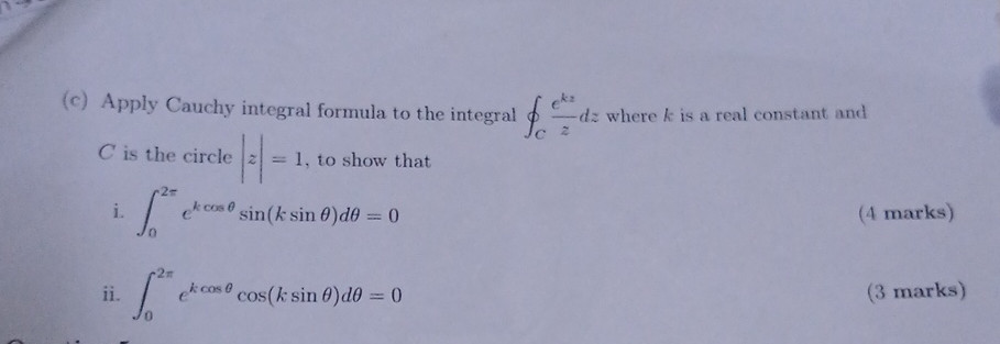 Apply Cauchy integral formula to the | StudyX