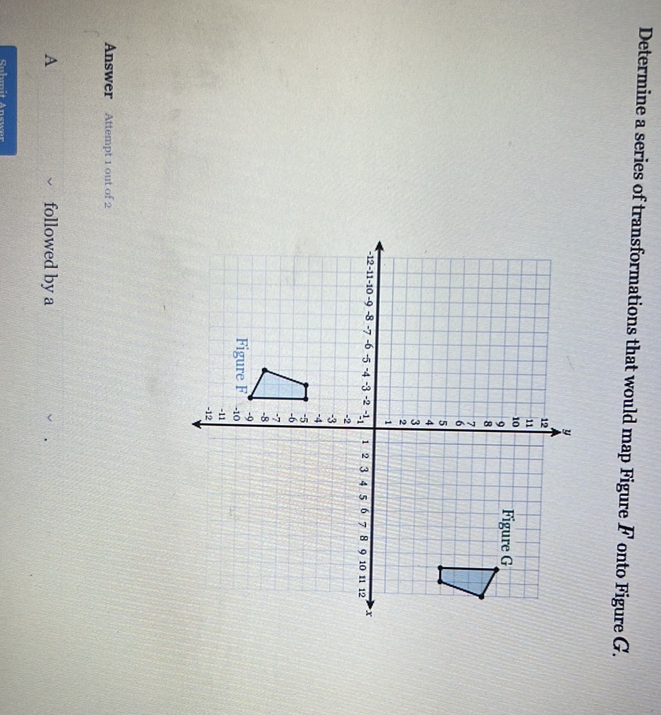 Determine a series of transformations that | StudyX