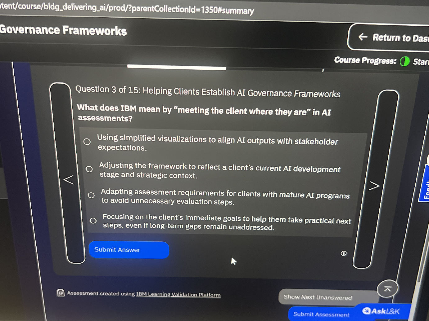 Question 3 of 15: Helping Clients Establish | StudyX