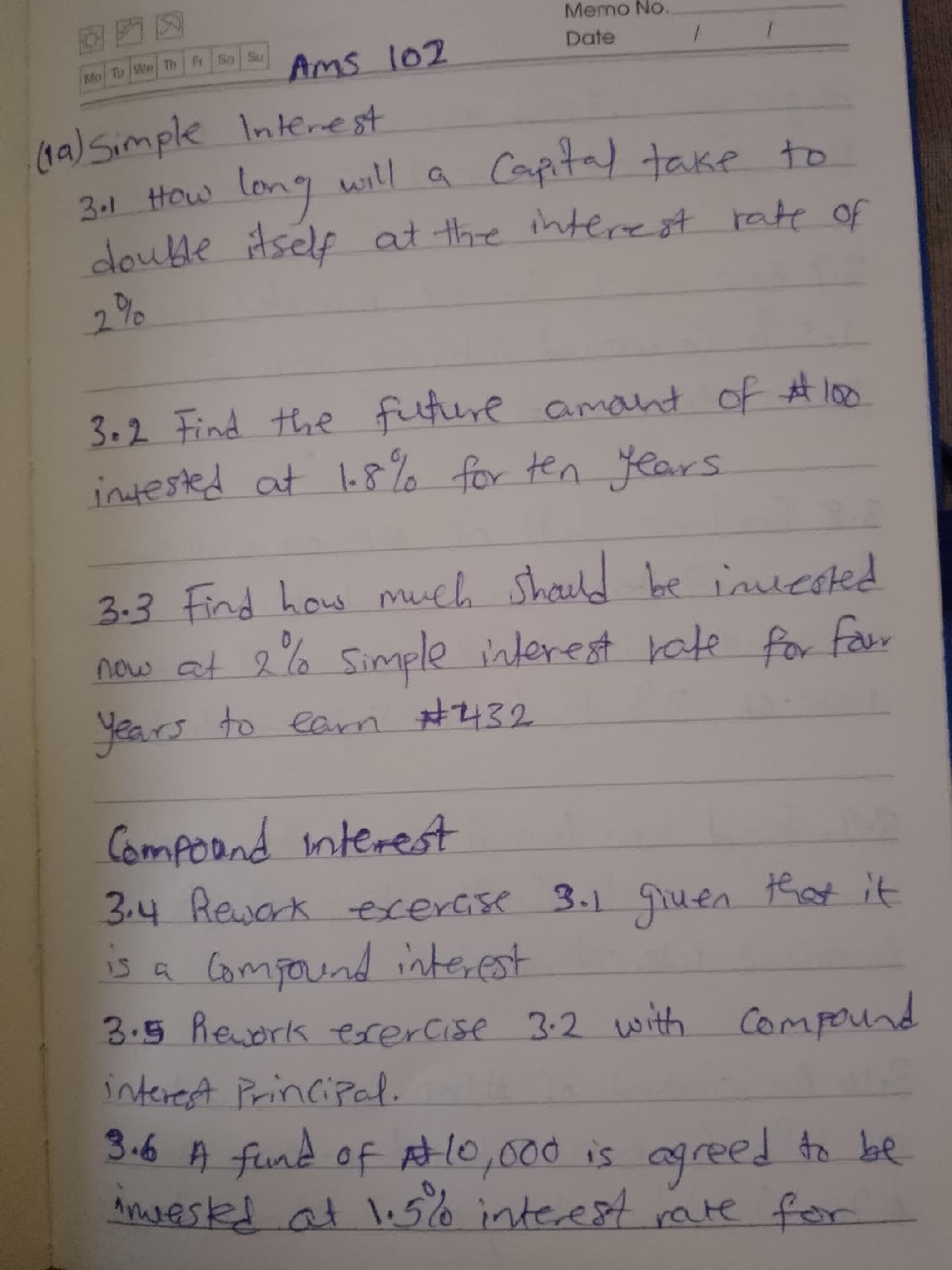 Find how much should be invested now at 2% | StudyX