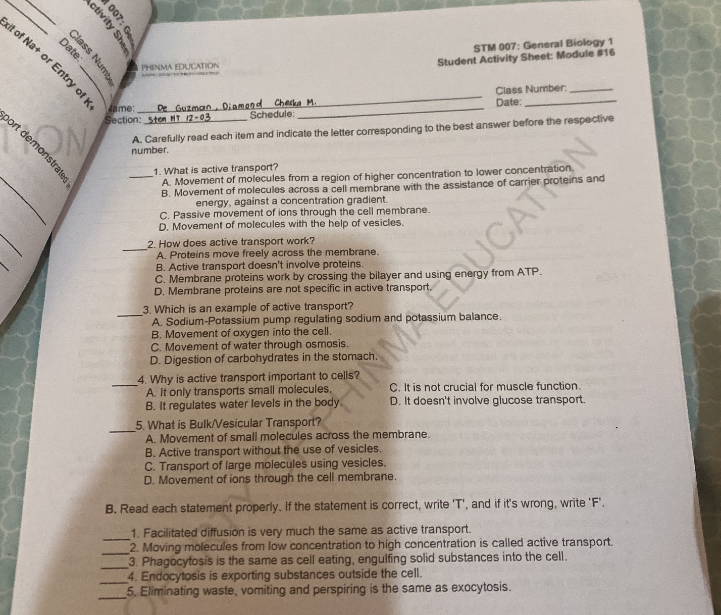 Read each statement properly. If the | StudyX