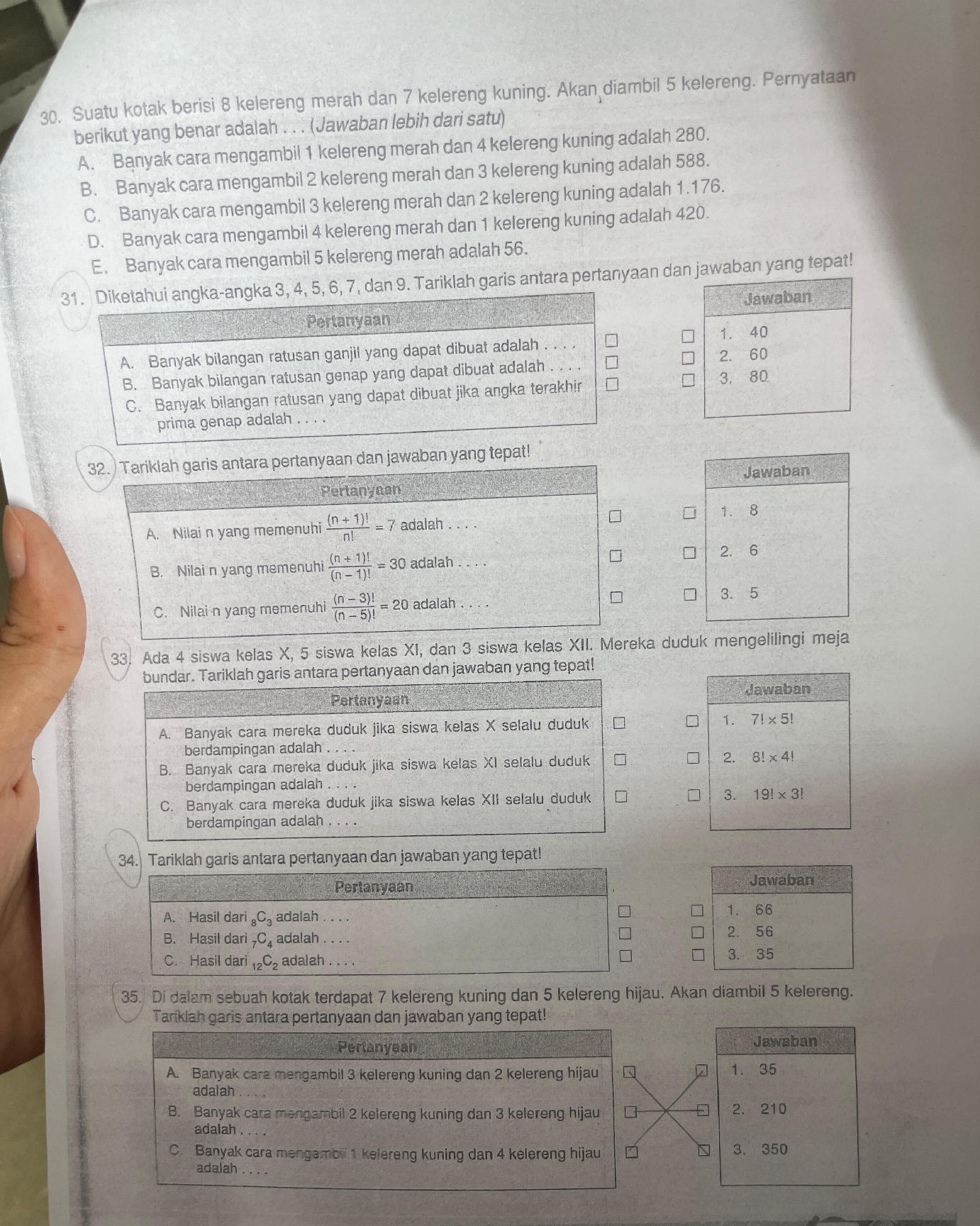 Diketahui angka-angka 3, 4, 5, 6, 7, dan 9. | StudyX