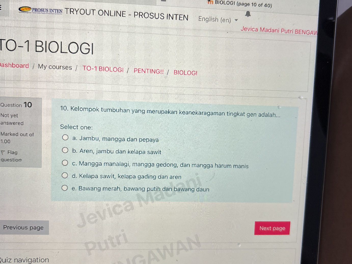 10. Kelompok tumbuhan yang merupakan | StudyX