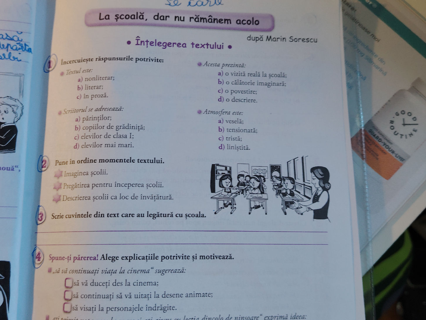 Scrie cuvintele din text care au legătură cu | StudyX