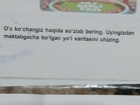 O'z ko'changiz haqida so'zlab bering. | StudyX