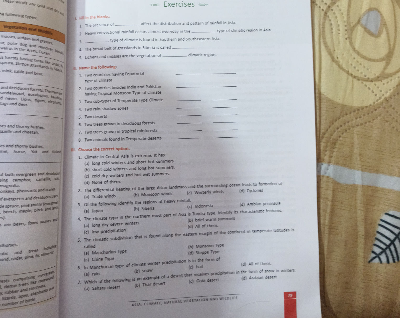 Fill in the blanks: 1. The presence of | StudyX