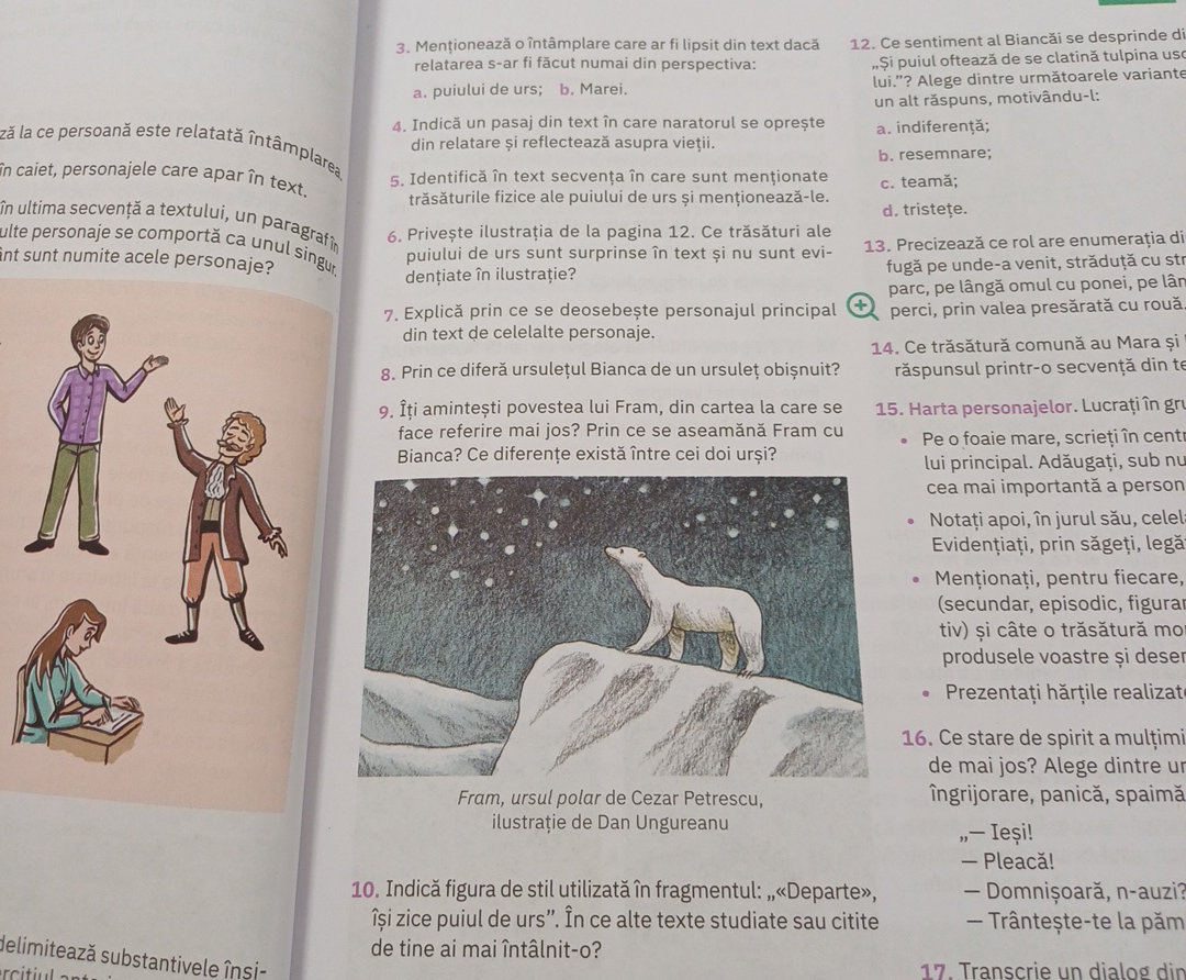 8. Prin ce diferă ursulețul Bianca de un | StudyX