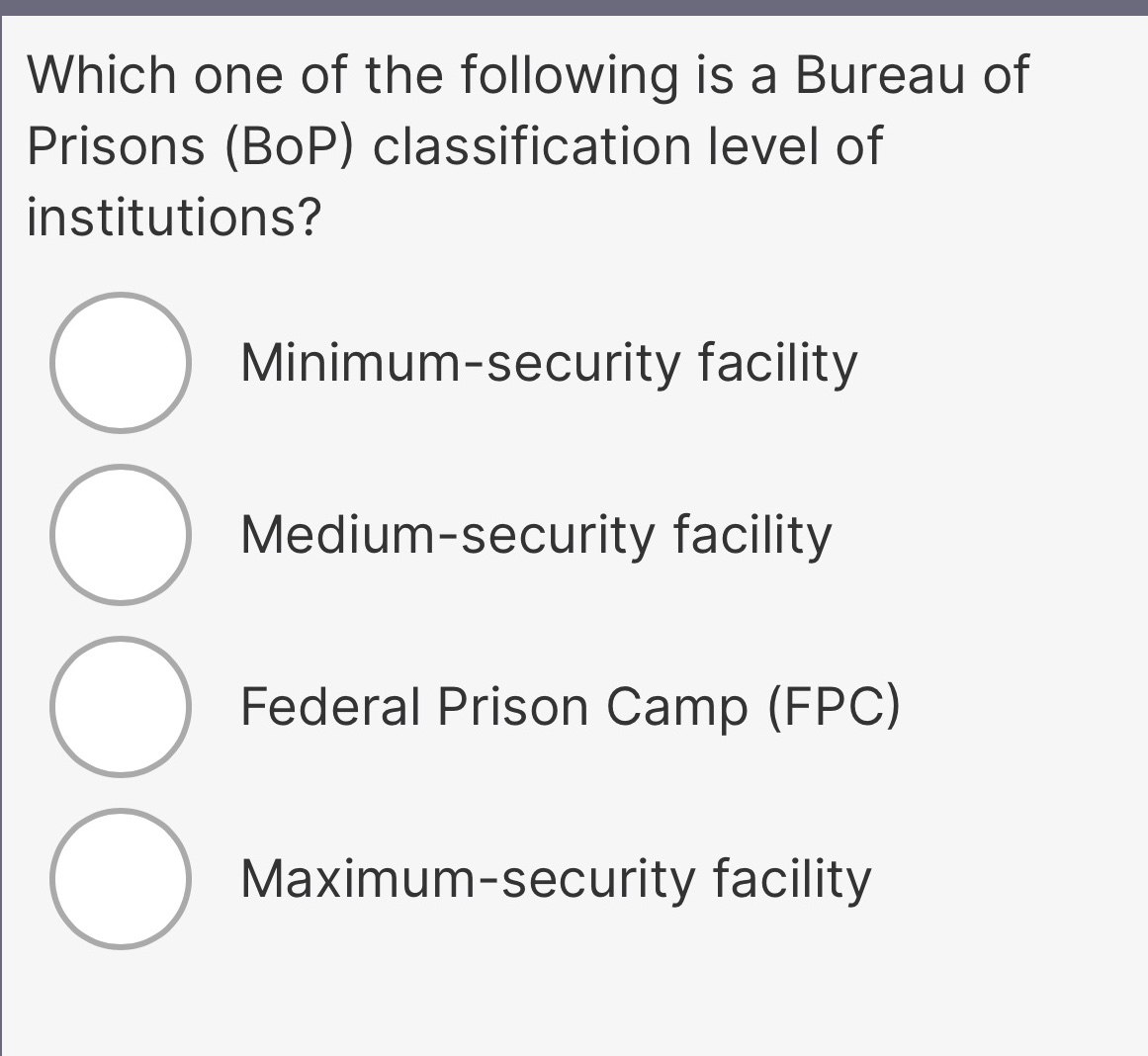 Which one of the following is a Bureau of | StudyX