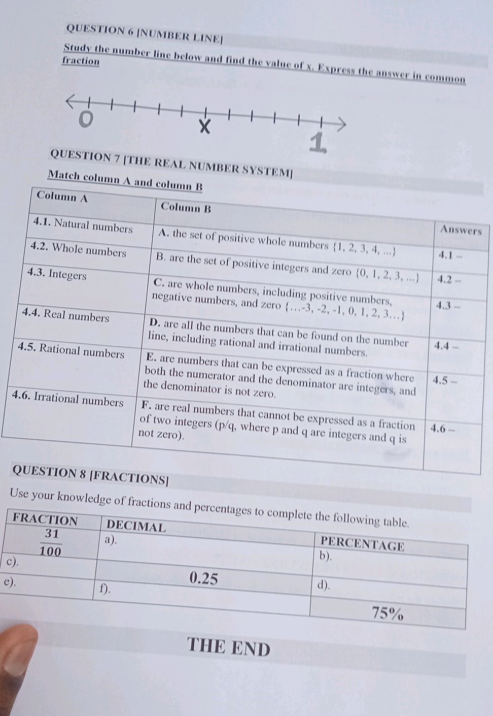 Study the number line below and find the | StudyX