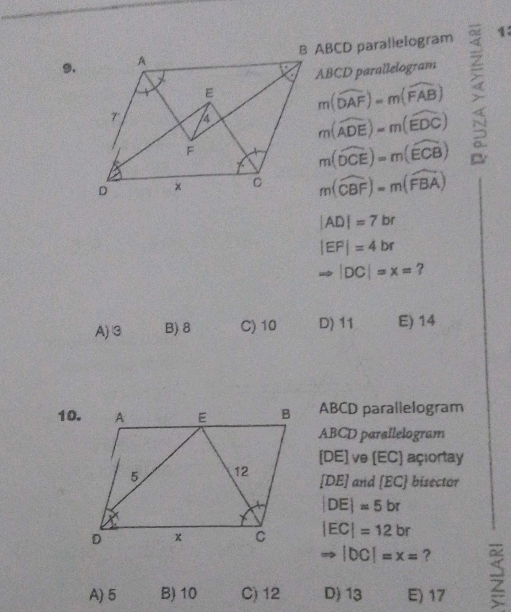 9. ABCD parallelogram ABCD parallelogram | StudyX