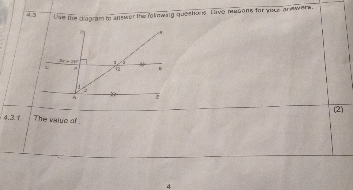 Use the diagram to answer the following | StudyX