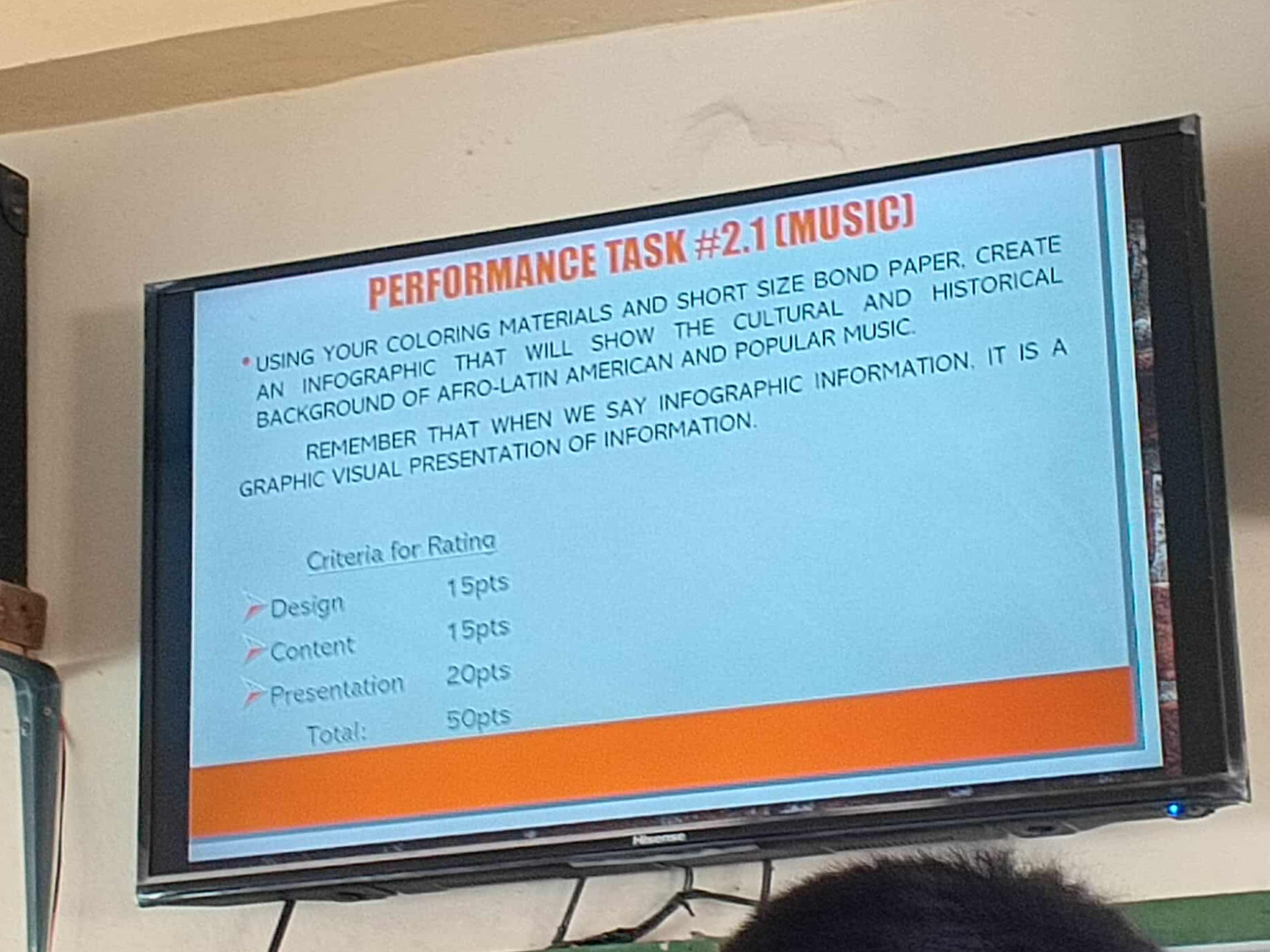 PERFORMANCE TASK #2.1 (MUSIC) * USING | StudyX