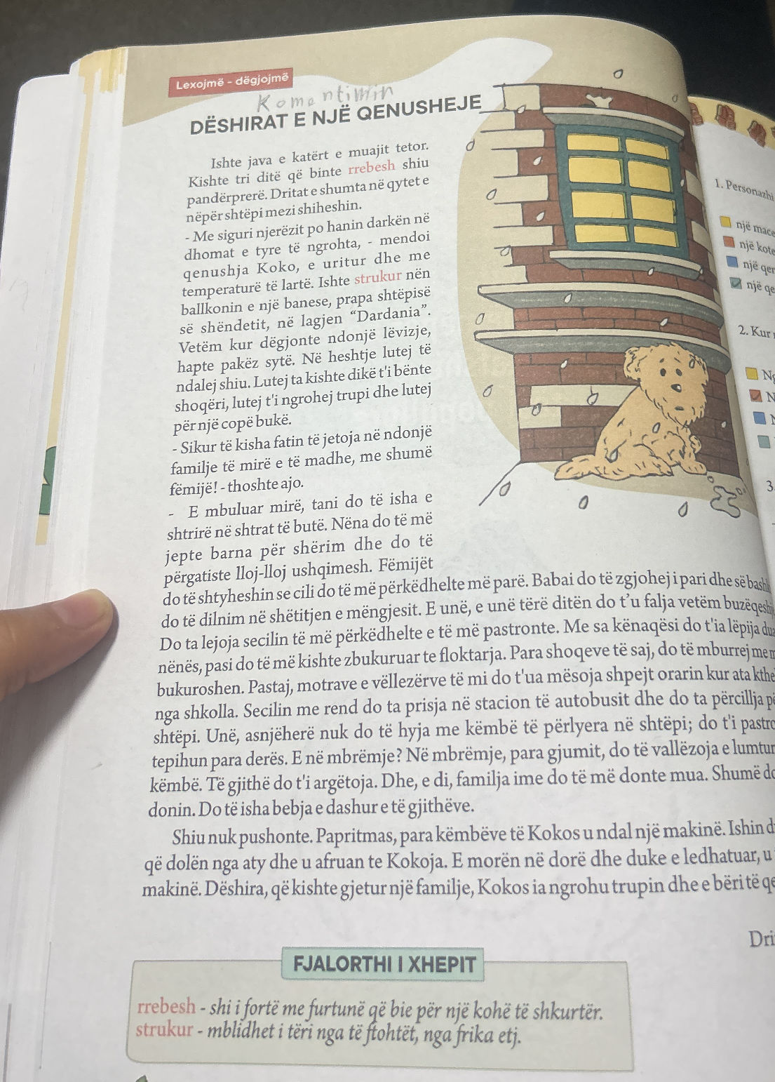 Ishte java e katërt e muajit tetor. Kishte | StudyX
