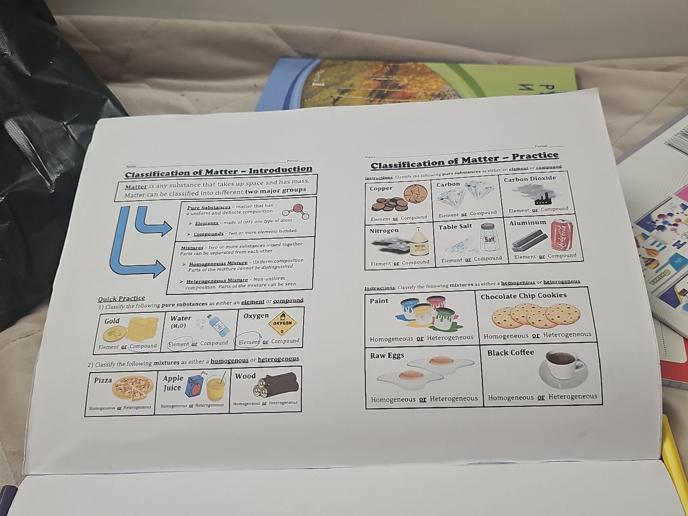 Instructions: Classify the following pure | StudyX