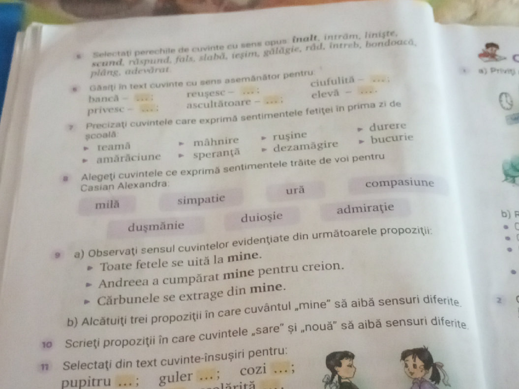 Selectați perechile de cuvinte cu sens opus: | StudyX