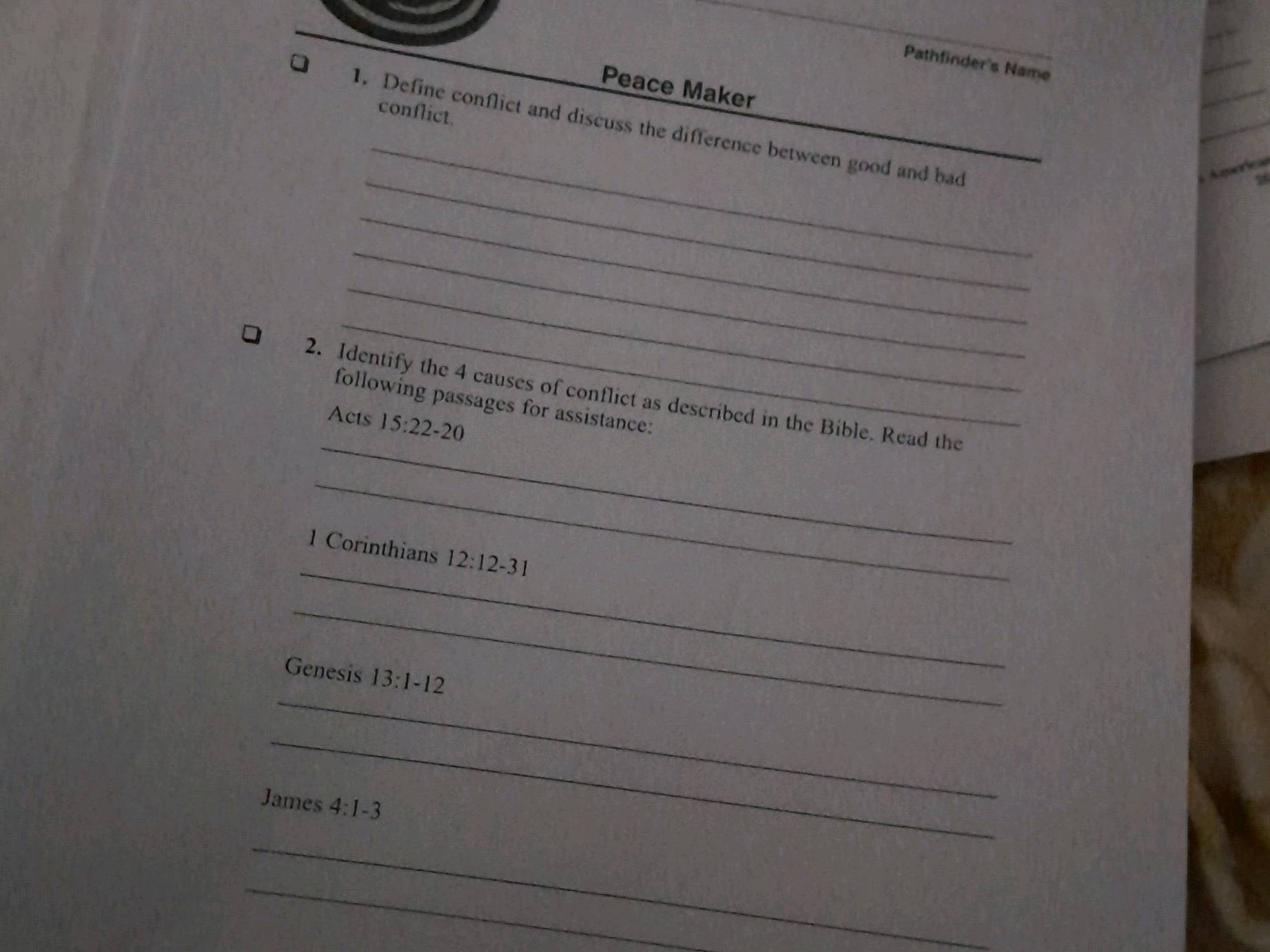 1. Define conflict and discuss the | StudyX