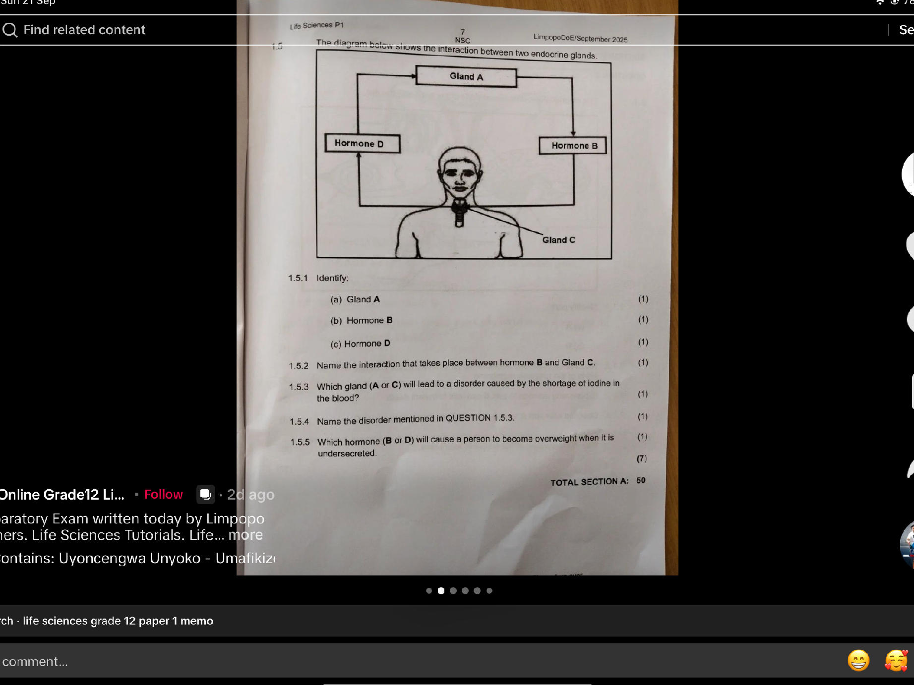 The diagram below shows the interaction | StudyX